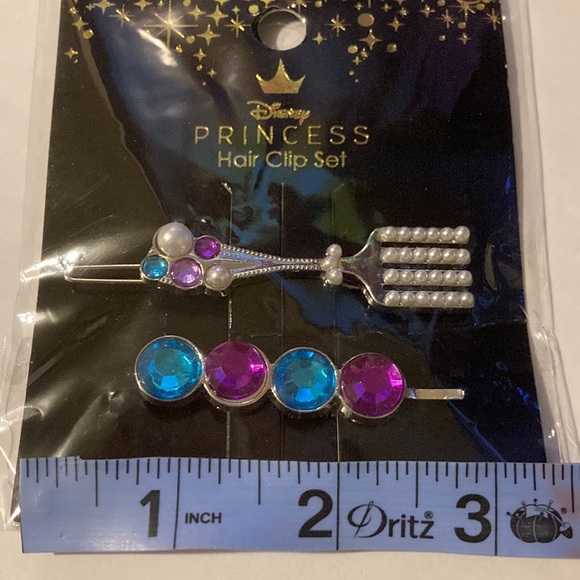 Disney | Accessories | Disney Princess Hair Clip Set Ariel The Little ...